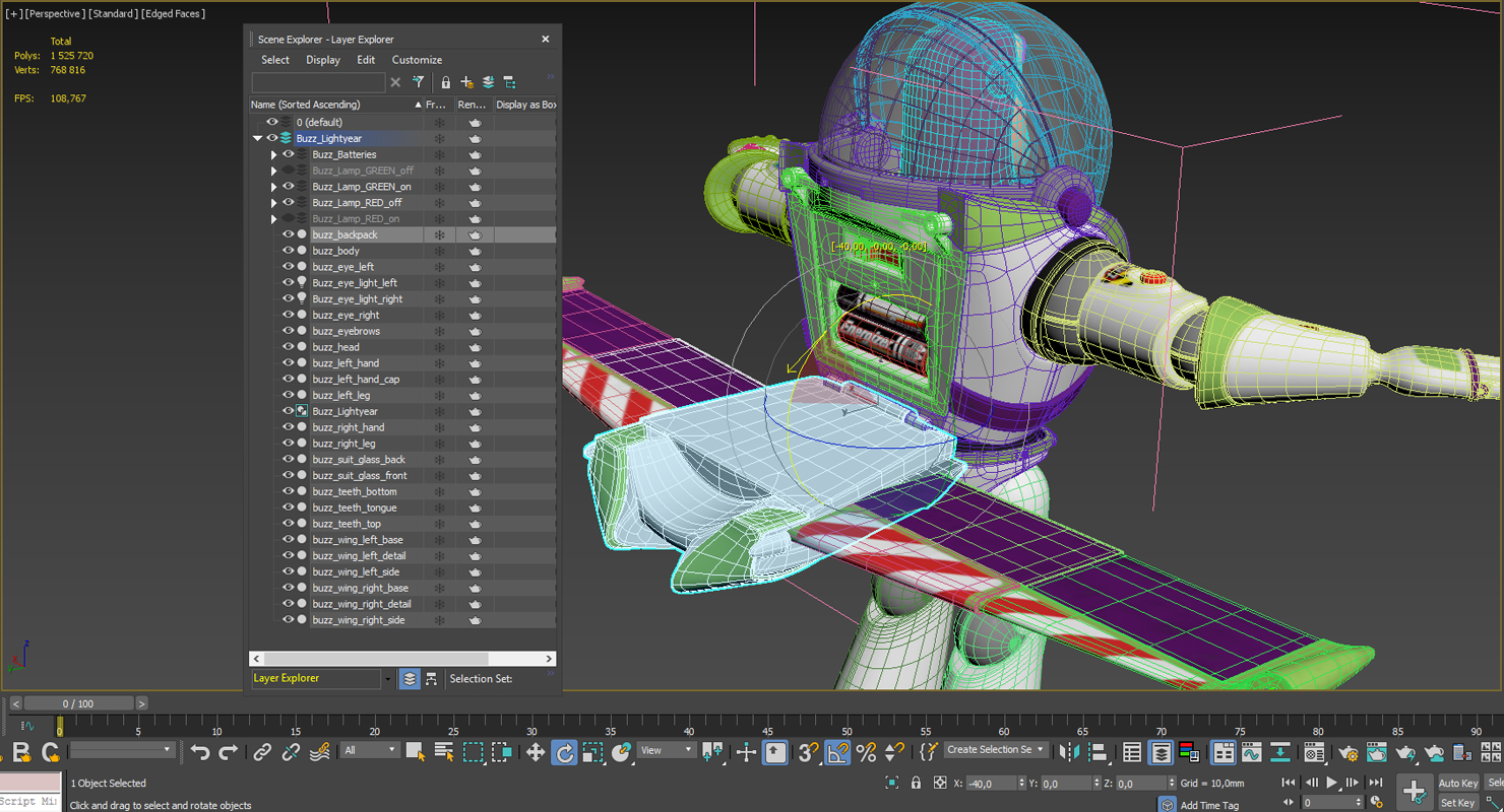 Buzz lightyear model - TurboSquid 1404814