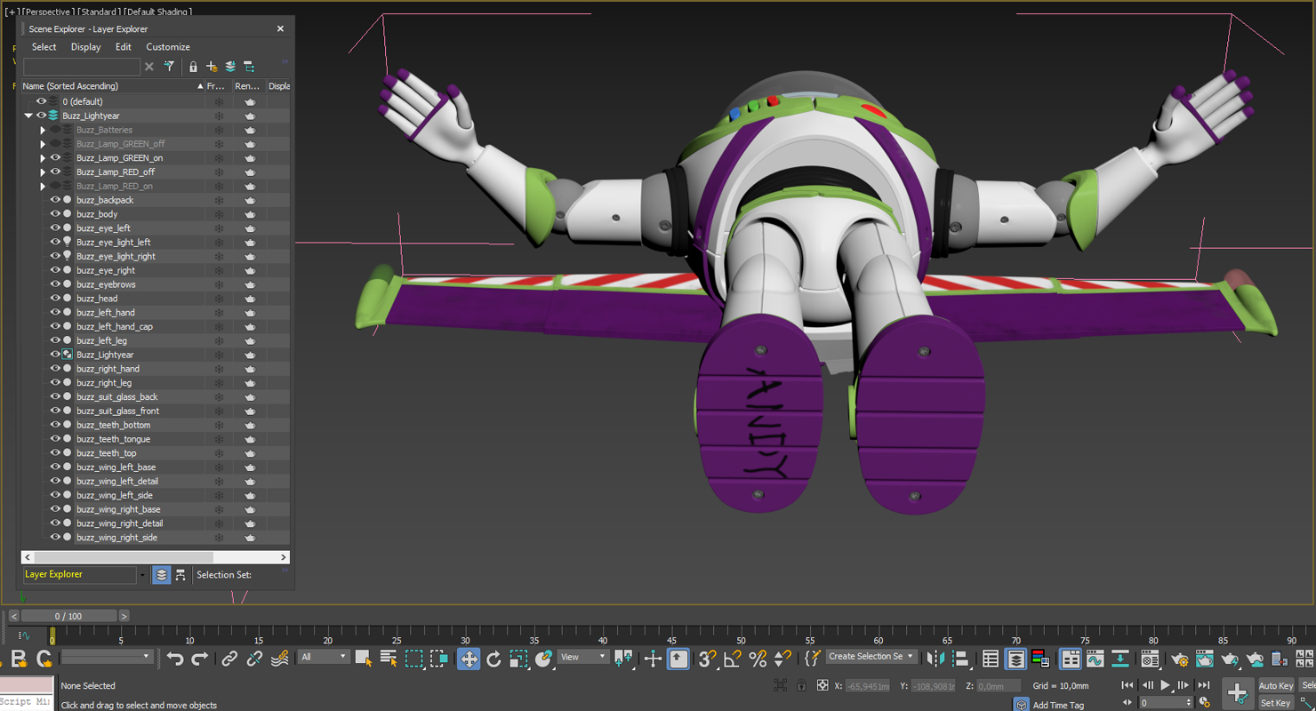 Buzz lightyear model - TurboSquid 1404814