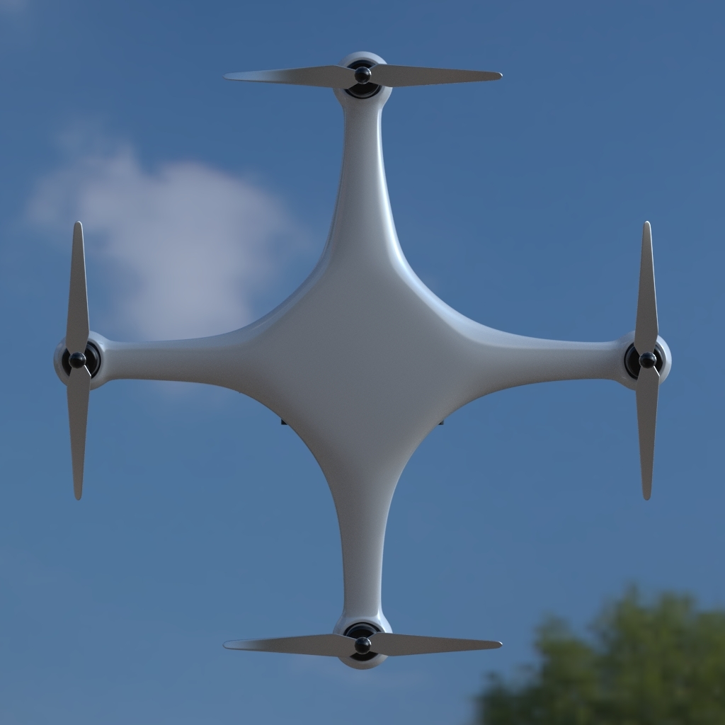 3D simple drone - TurboSquid 1404901