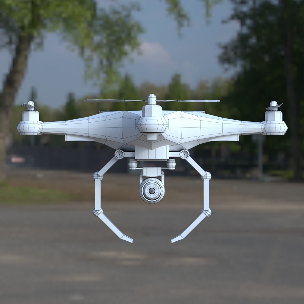 3D simple drone - TurboSquid 1404901