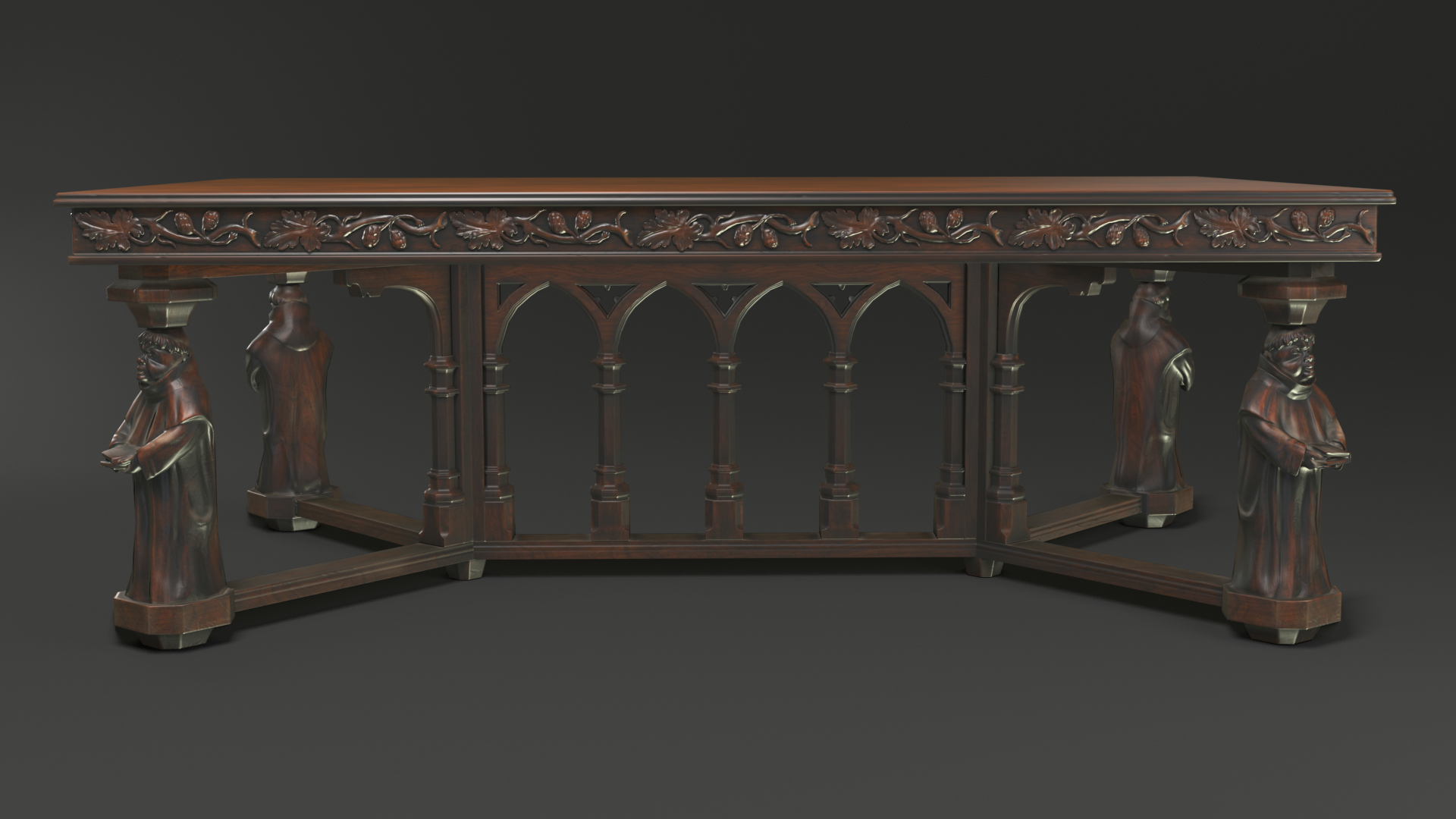 modelo 3d Mesa gótica modelo de juego. - TurboSquid 1404989