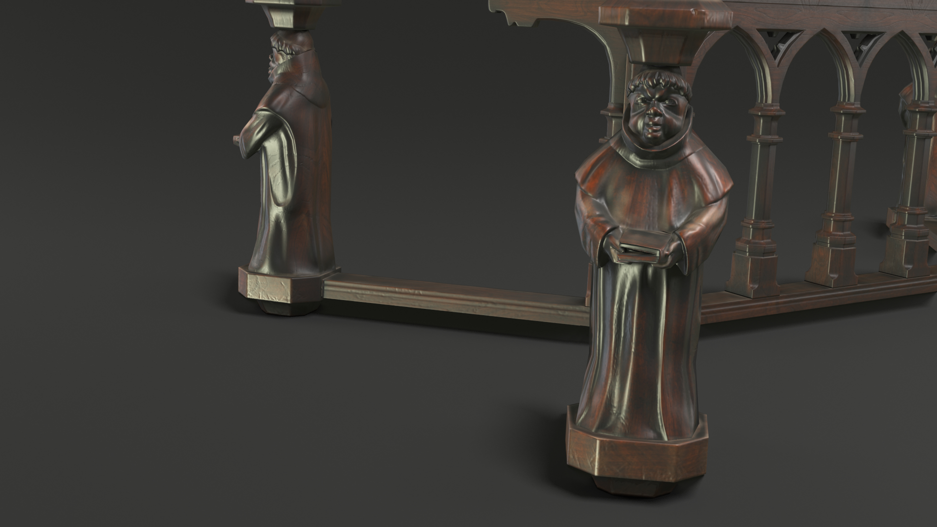 modelo 3d Mesa gótica modelo de juego. - TurboSquid 1404989