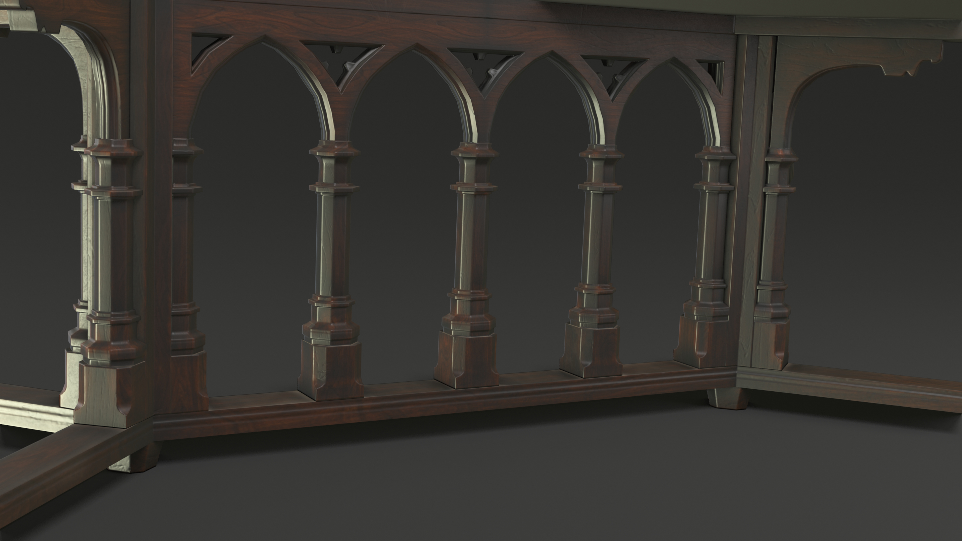modelo 3d Mesa gótica modelo de juego. - TurboSquid 1404989
