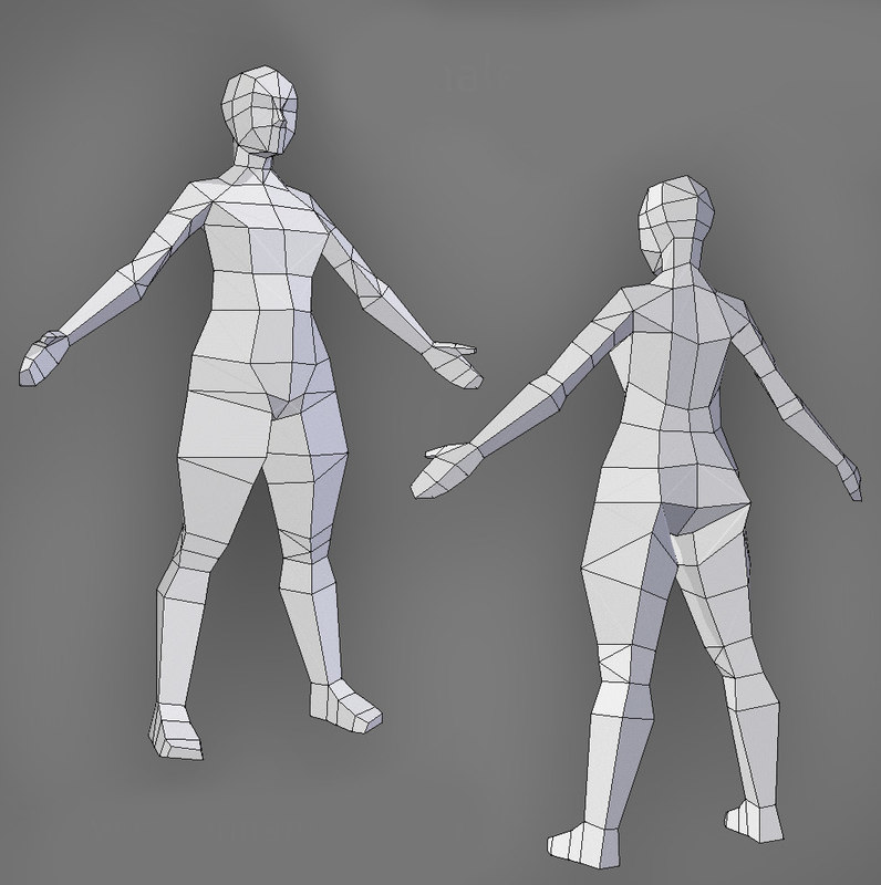 3D model female fat - TurboSquid 1405052