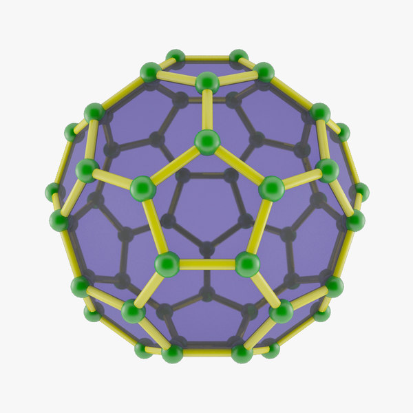 Fullerene atoms model - TurboSquid 1405198