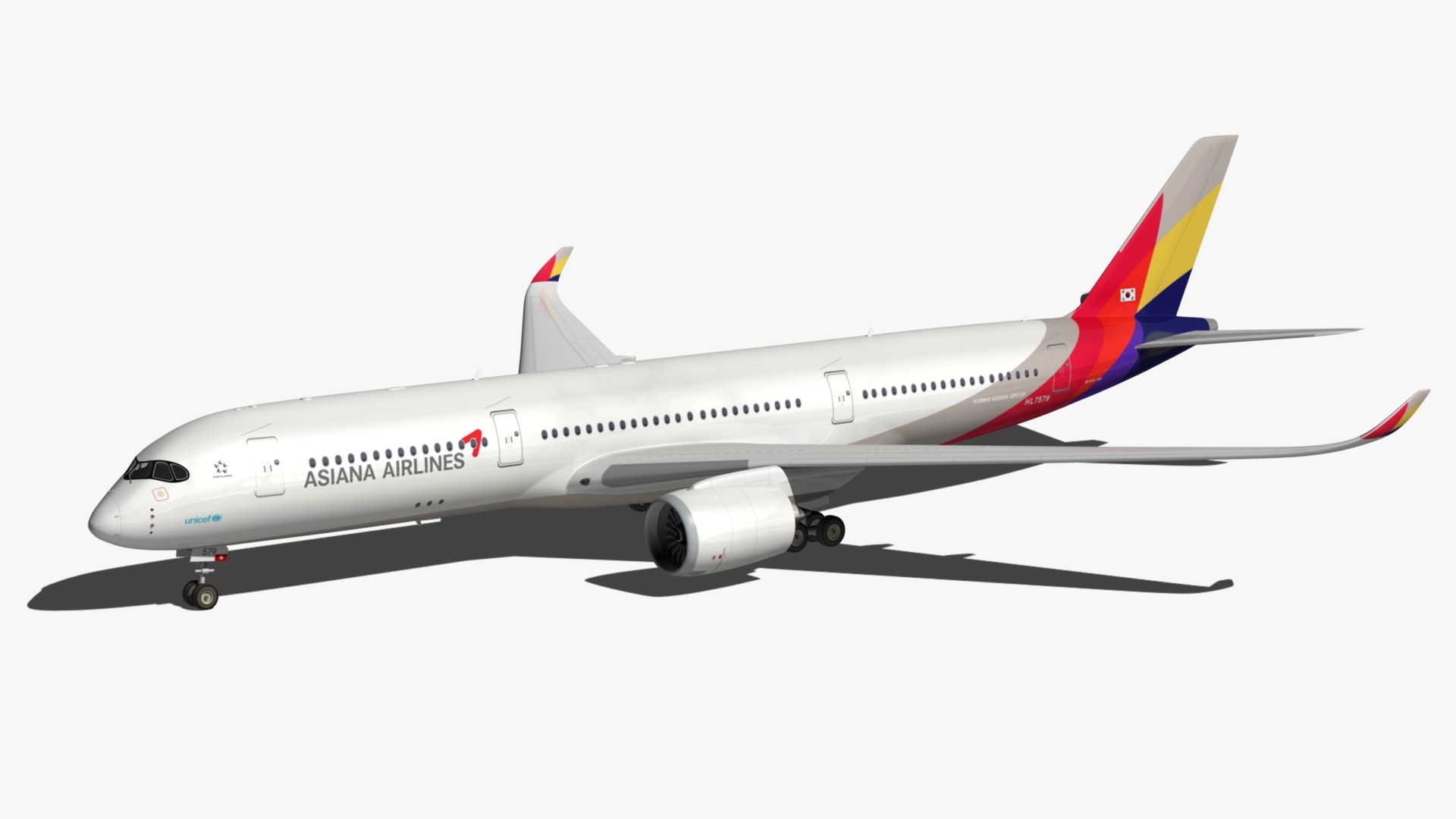 3D airbus a350 model - TurboSquid 1405233