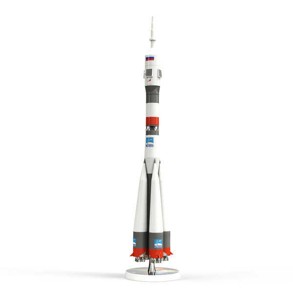 south korean naro launch pad 3d model