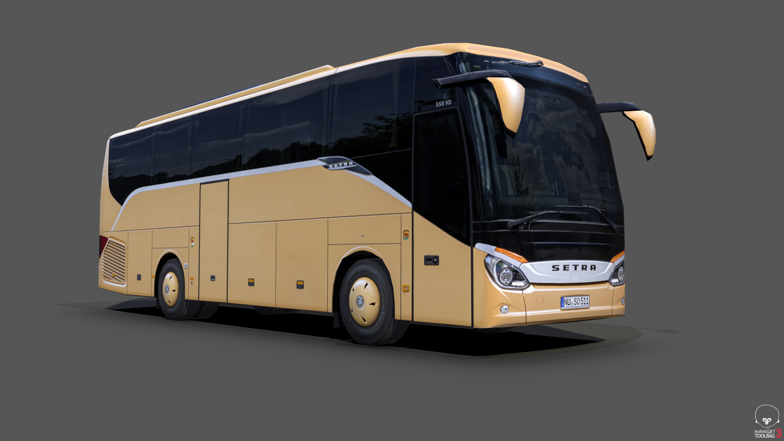 3D setra s 511 hd - TurboSquid 1405490