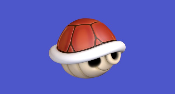 modelo 3d Tortuga Koopa Troopa Shell Rojo Super Mario - TurboSquid 1405540