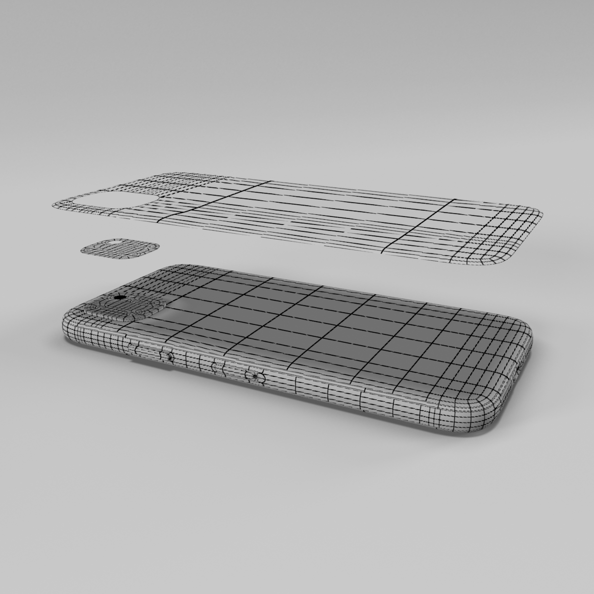 3D generic smartphone model - TurboSquid 1405632