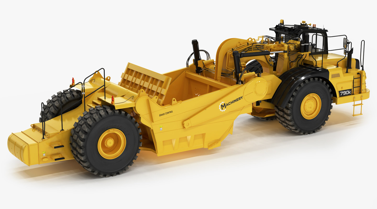 Wheel tractor-scrapers 3D - TurboSquid 1405729