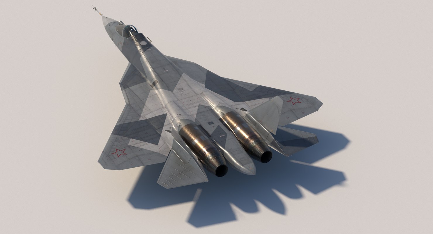 Sukhoi su57 prototype 052 model - TurboSquid 1405996