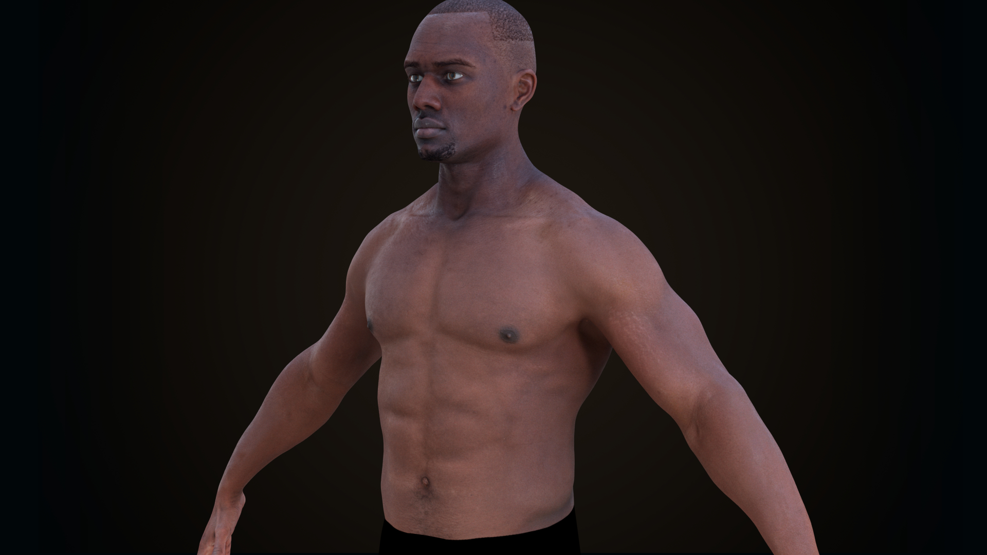 Male character rig head face model - TurboSquid 1405775
