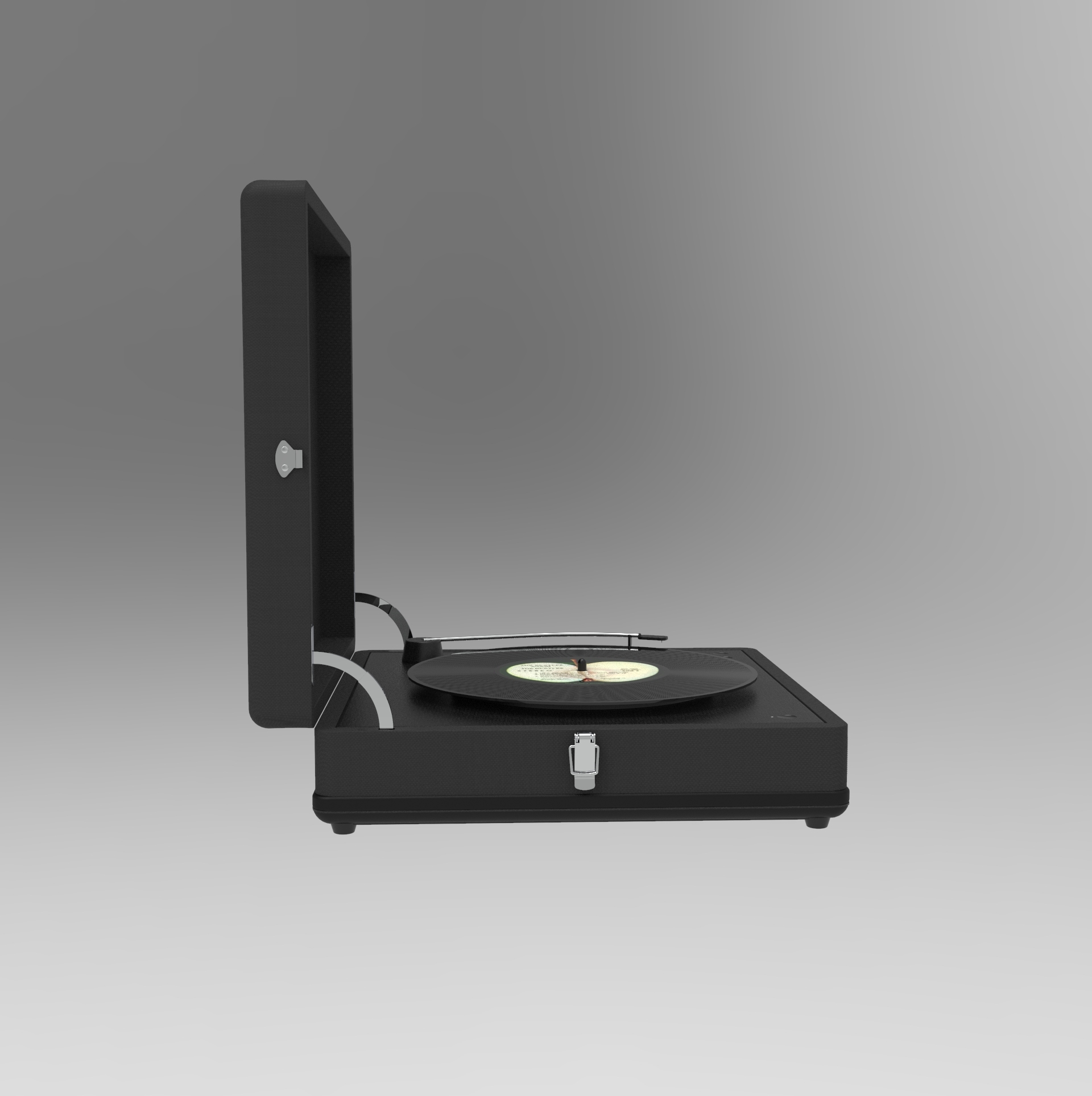 Vinyl record player 3D model - TurboSquid 1405802