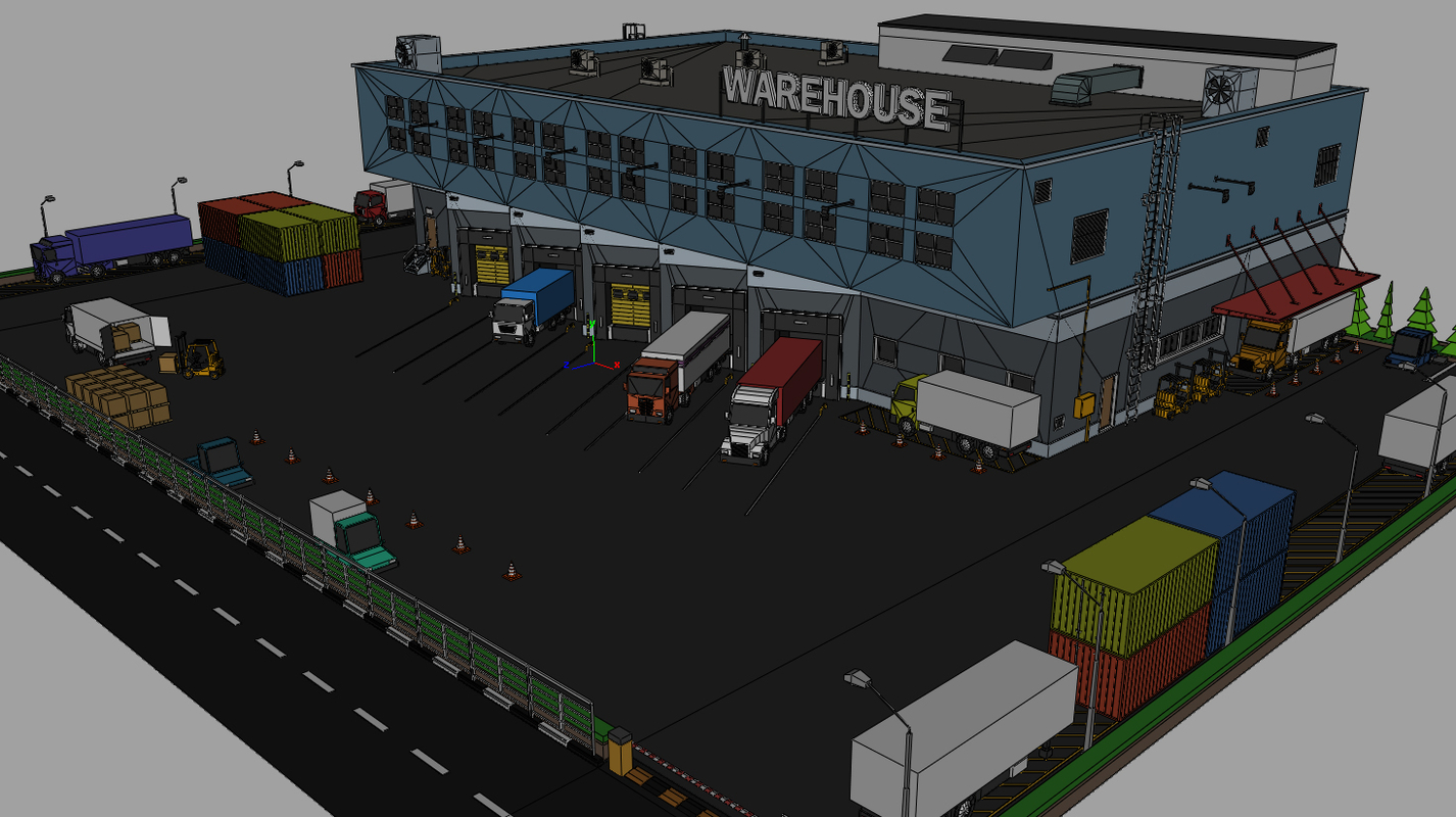 3D house warehouse - TurboSquid 1405879