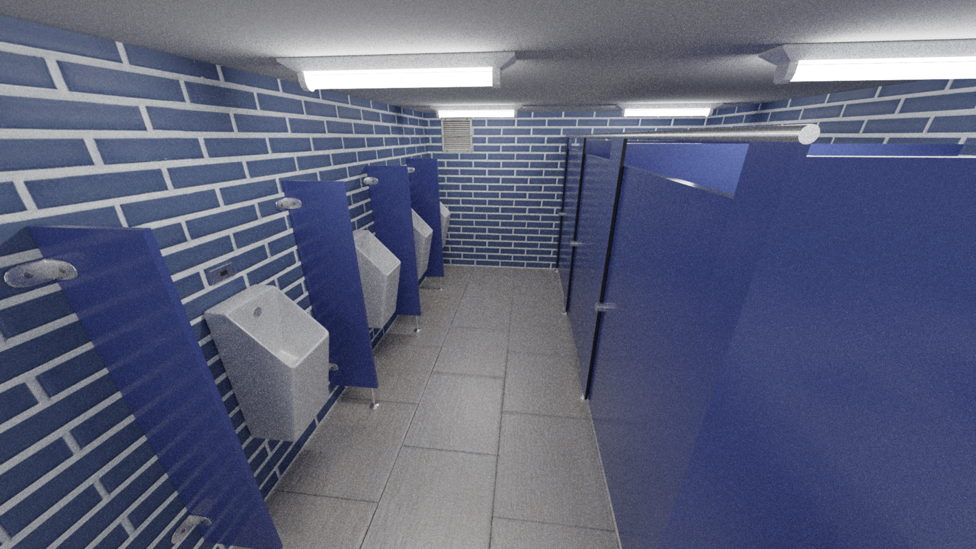 Public restroom 3D model - TurboSquid 1388001