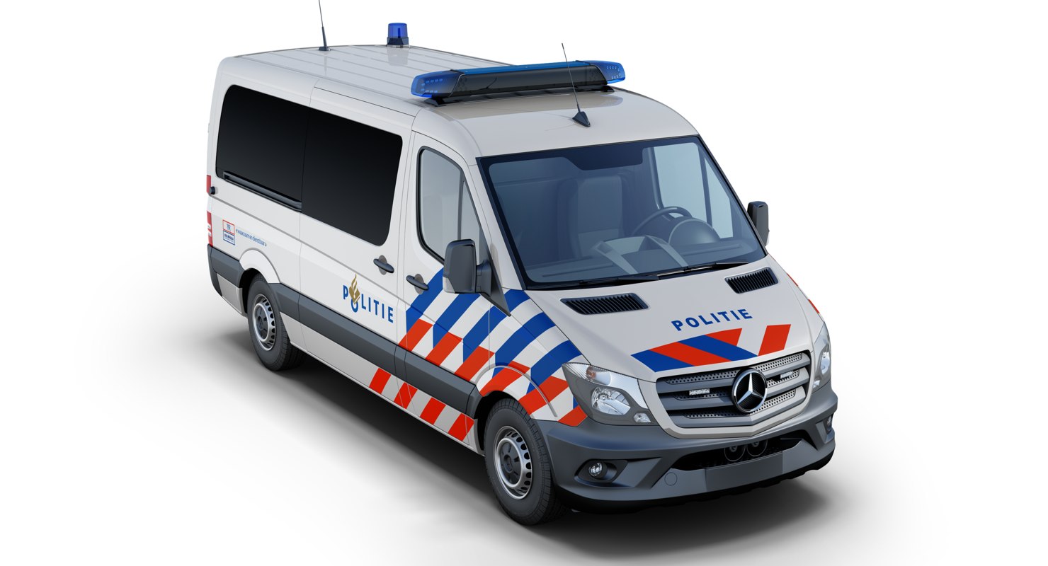 Mercedes-benz sprinter dutch police 3D model - TurboSquid 1405949