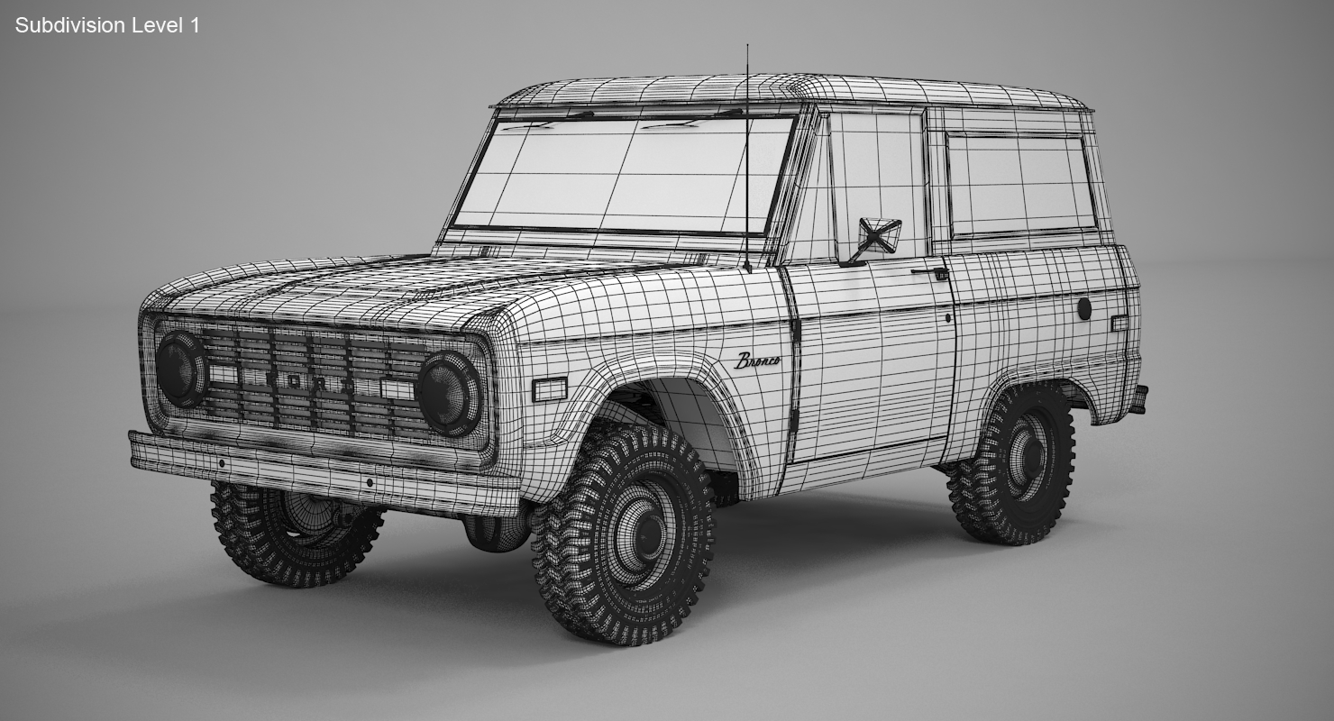 Bronco 3D model - TurboSquid 1405976