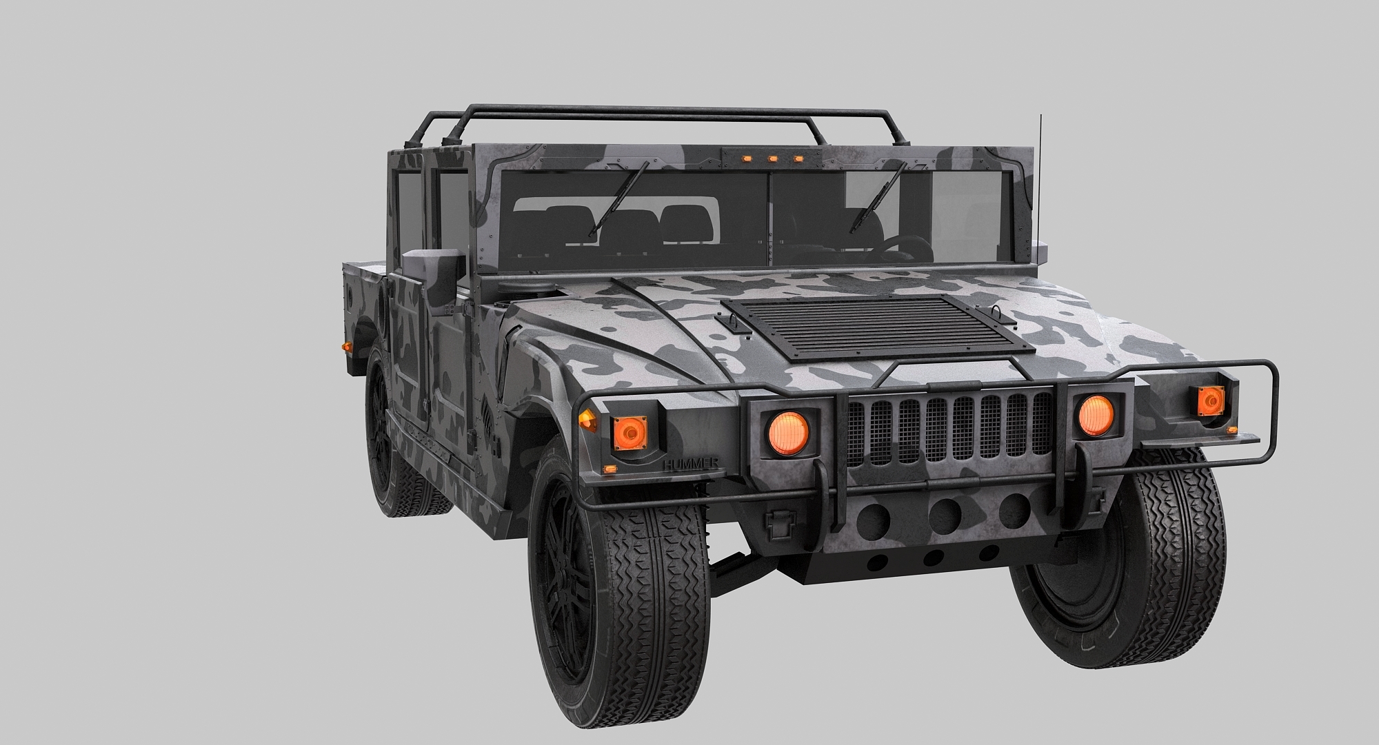 H1 humvee 3D model - TurboSquid 1405980