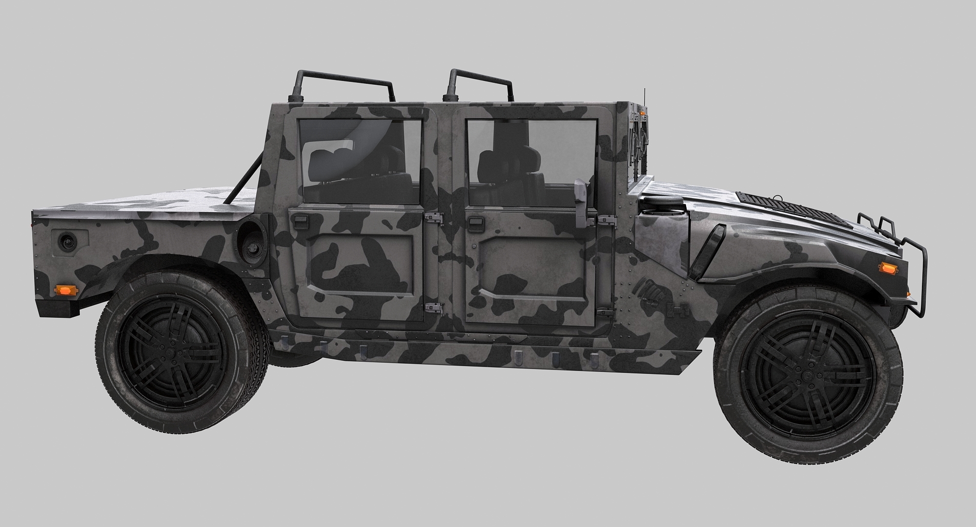 H1 humvee 3D model - TurboSquid 1405980