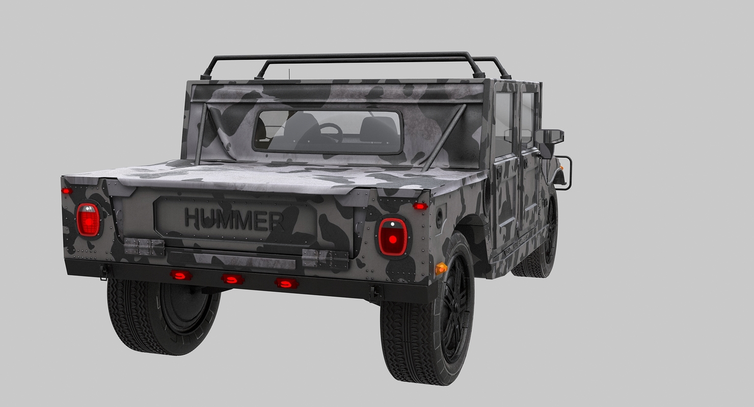 H1 humvee 3D model - TurboSquid 1405980