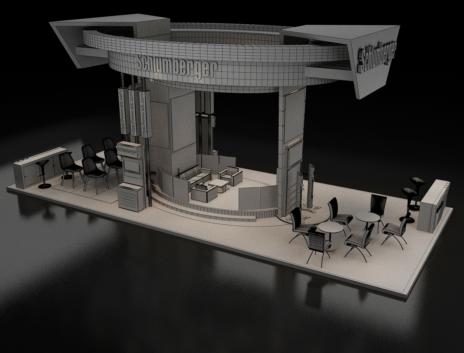 modelo 3d Stand Stand Stand - TurboSquid 1406001