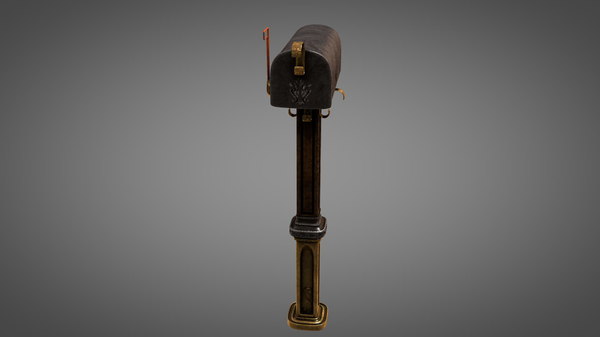 Fantasy mailbox 3D model - TurboSquid 1406170