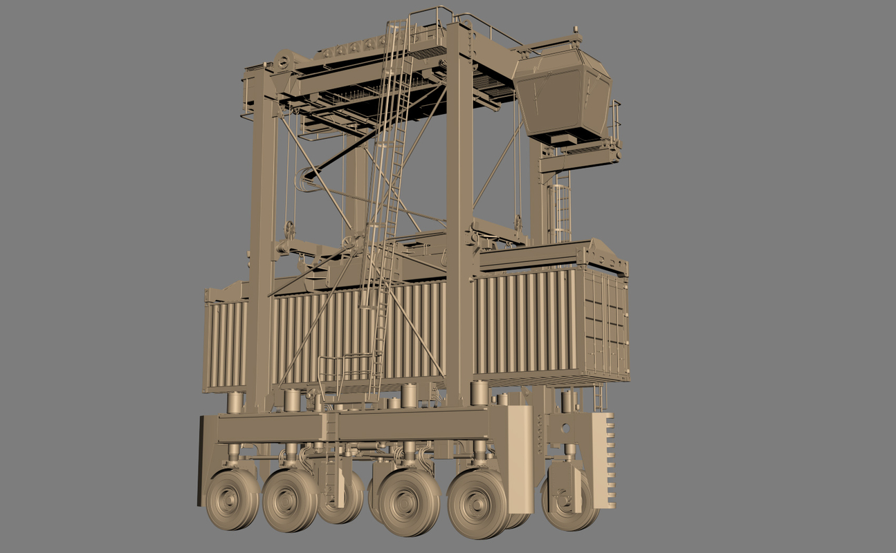 straddle carrier terex noell 3ds