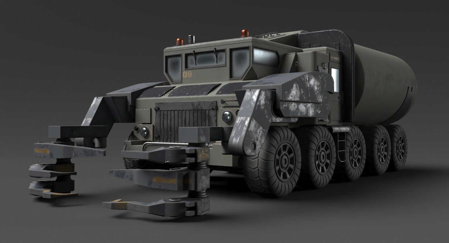 3D military truck model - TurboSquid 1406515