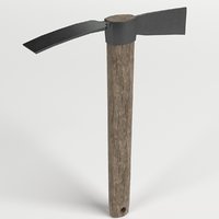 Blender Pickaxe Models | TurboSquid