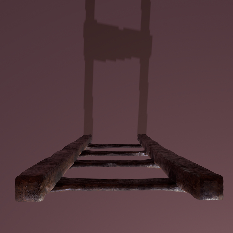 Old dirty ladder 3D model - TurboSquid 1406584
