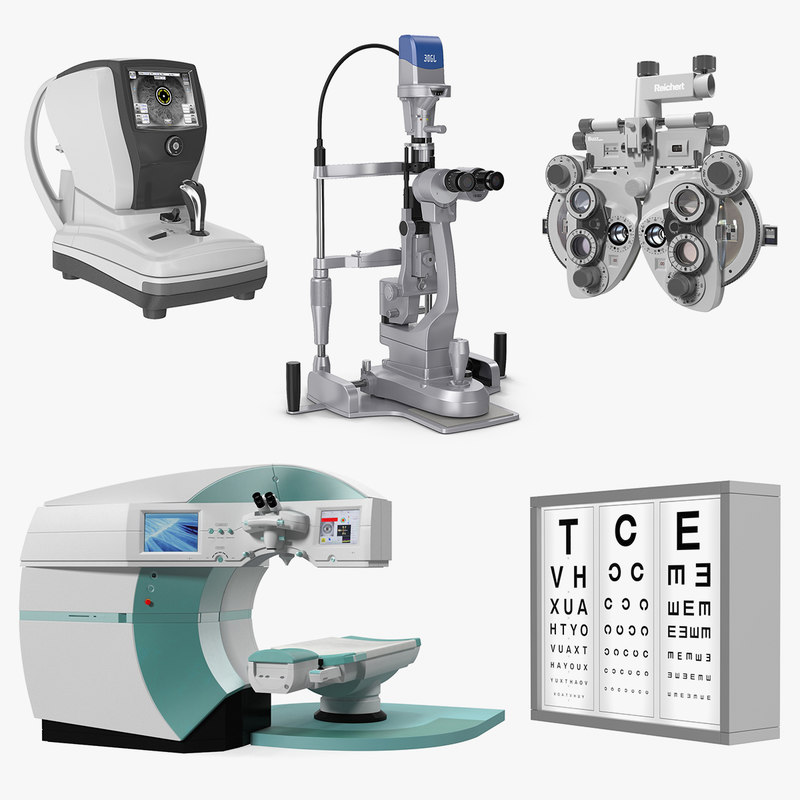 3D eye diagnosis surgery instruments - TurboSquid 1406647