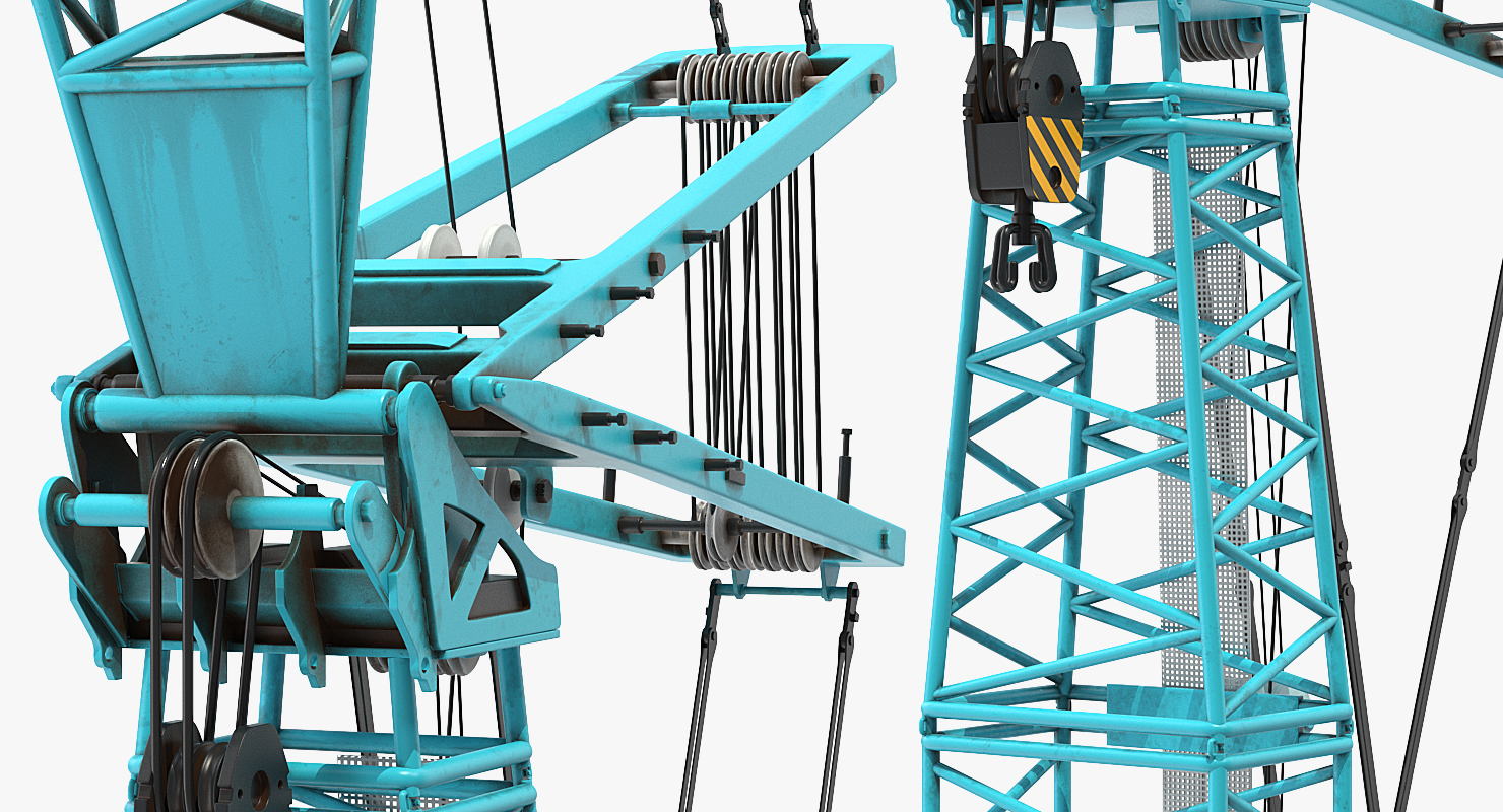 3D cranes 3 rigged - TurboSquid 1406682