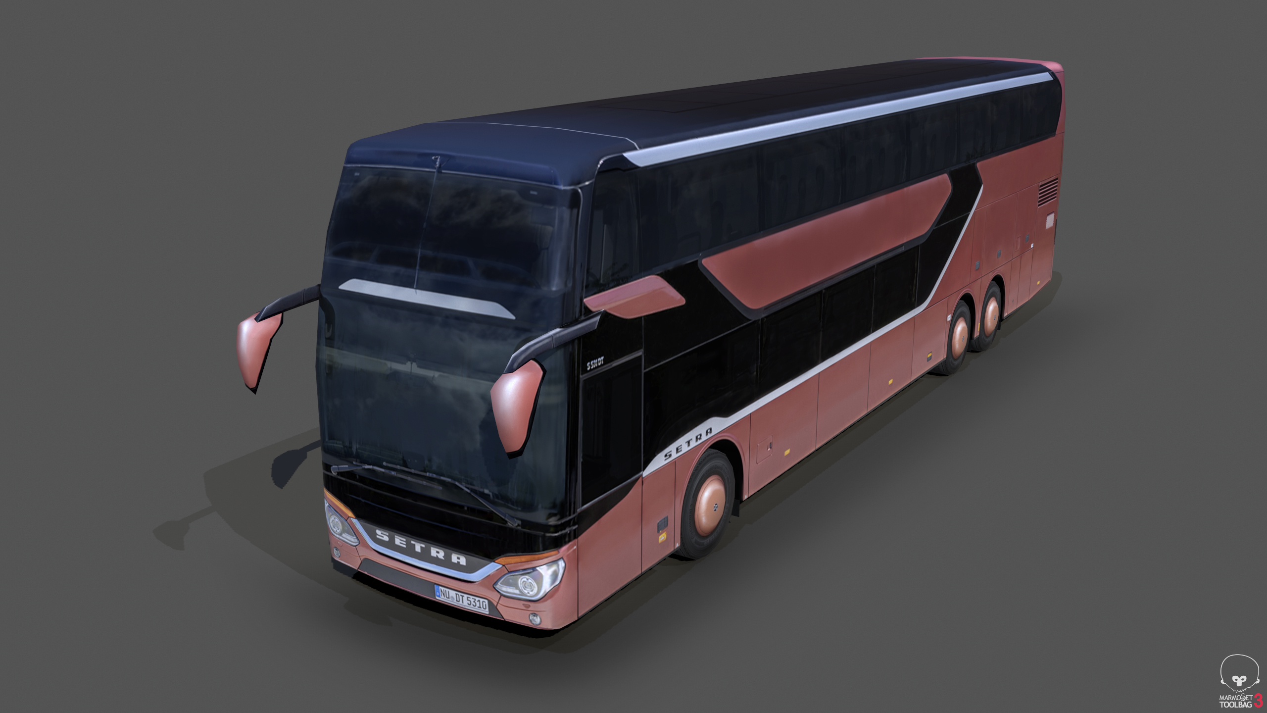 Setra s 531 dt model - TurboSquid 1406717