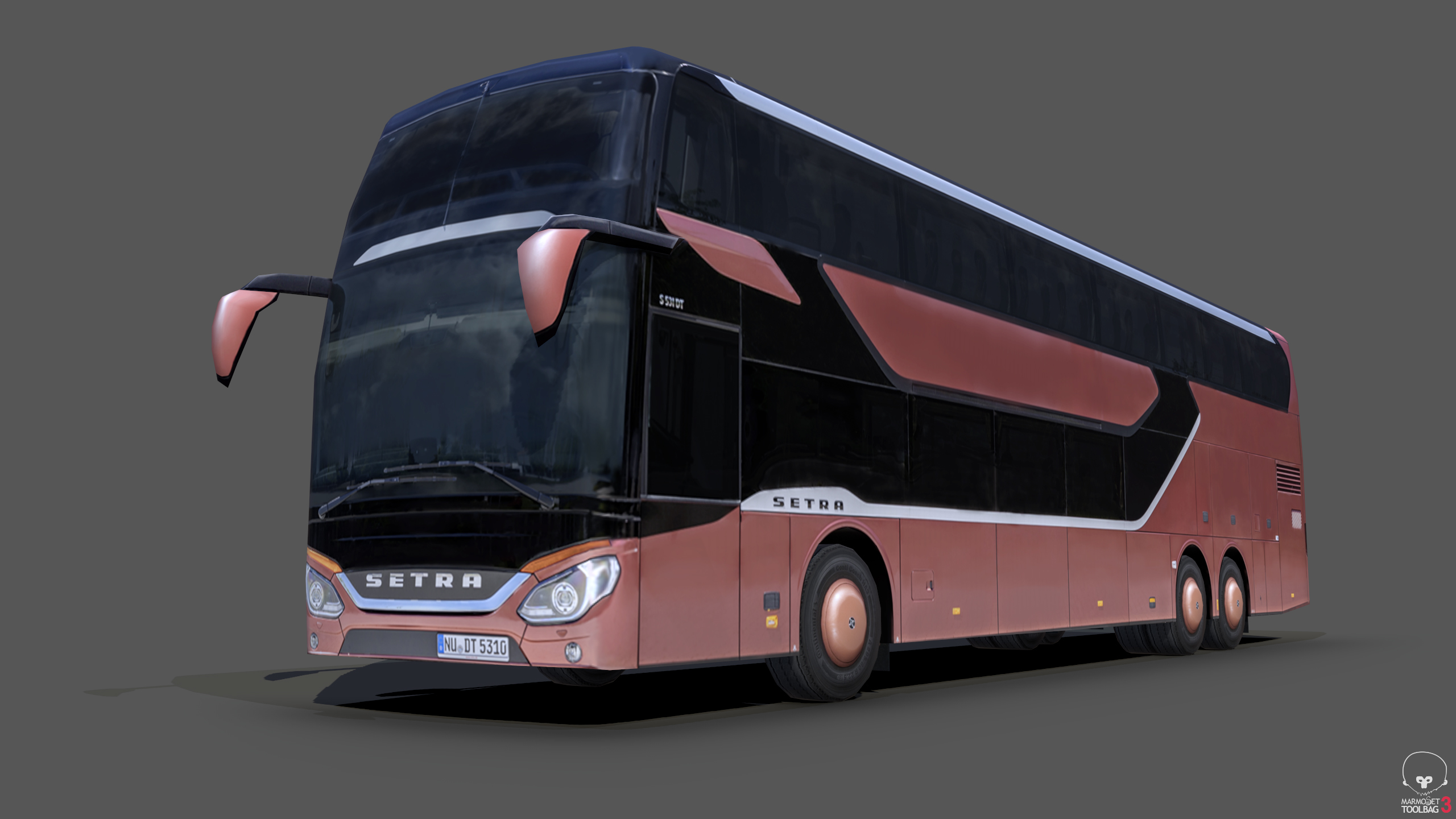 Setra s 531 dt model - TurboSquid 1406717