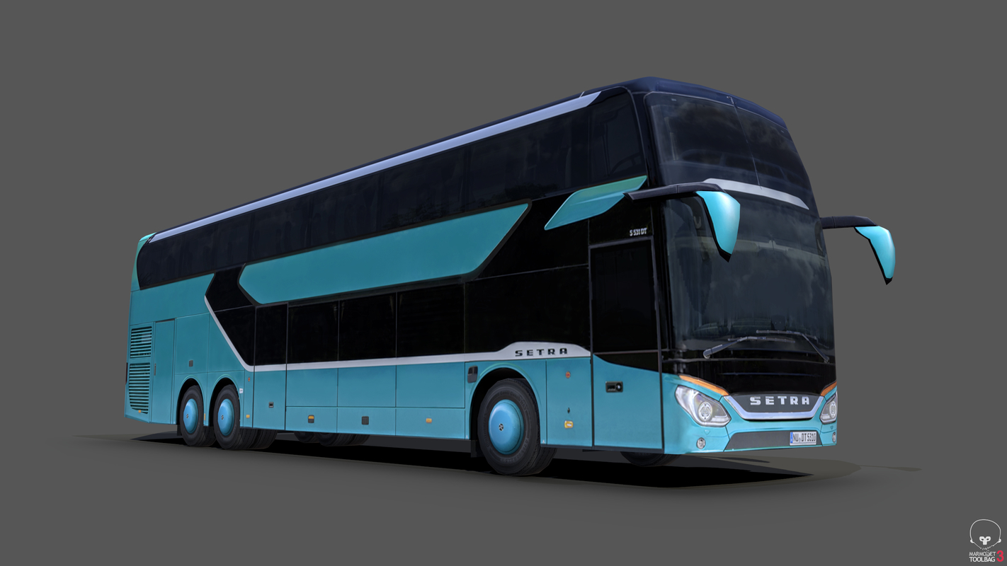 Setra s 531 dt model - TurboSquid 1406717