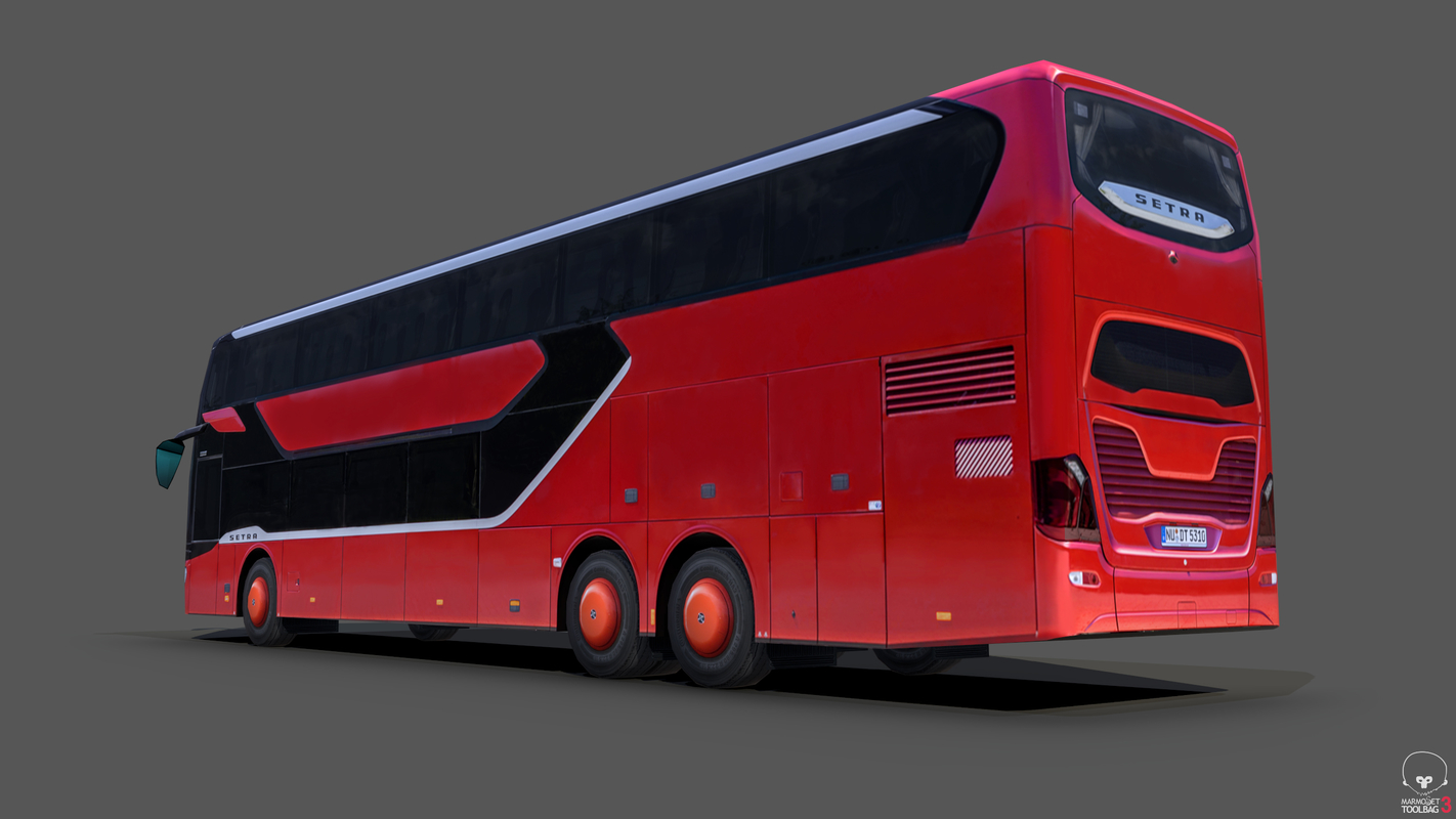 Setra s 531 dt model - TurboSquid 1406717