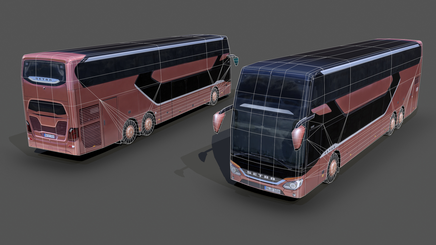Setra s 531 dt model - TurboSquid 1406717