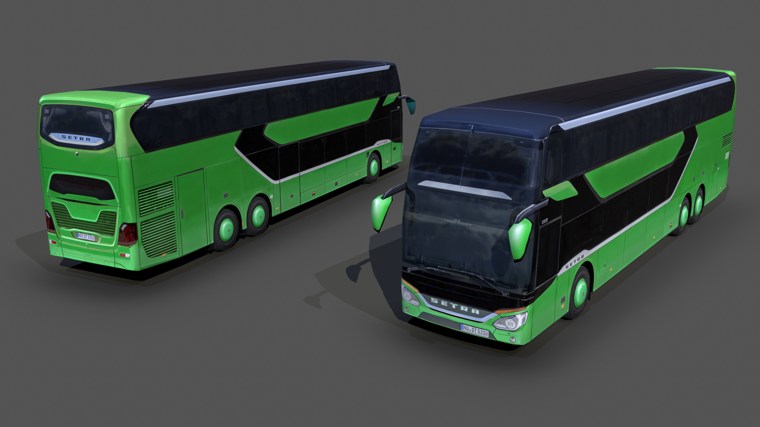 Setra s 531 dt model - TurboSquid 1406717