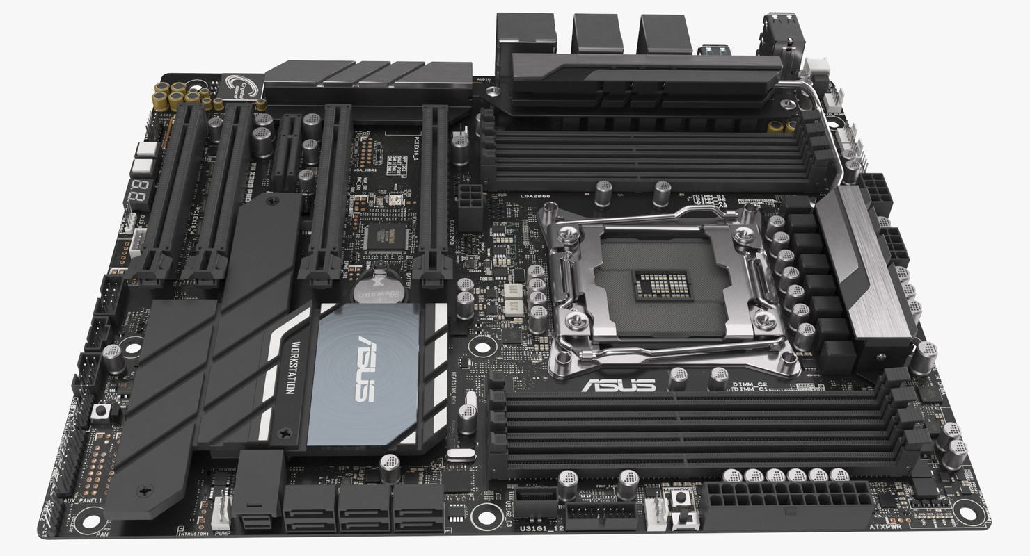 Asus ws x299 pro 3D model - TurboSquid 1399242
