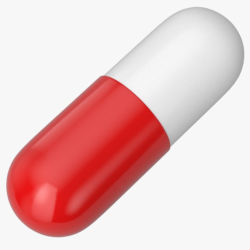Pill capsule 3D model - TurboSquid 1406923