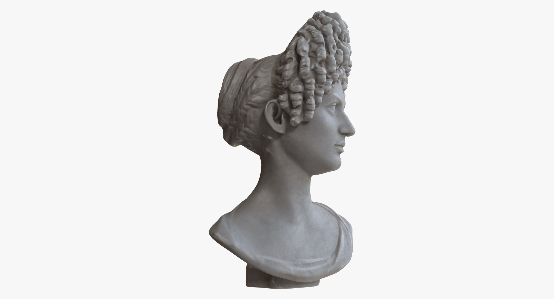 Flavian woman bust 3D - TurboSquid 1407070