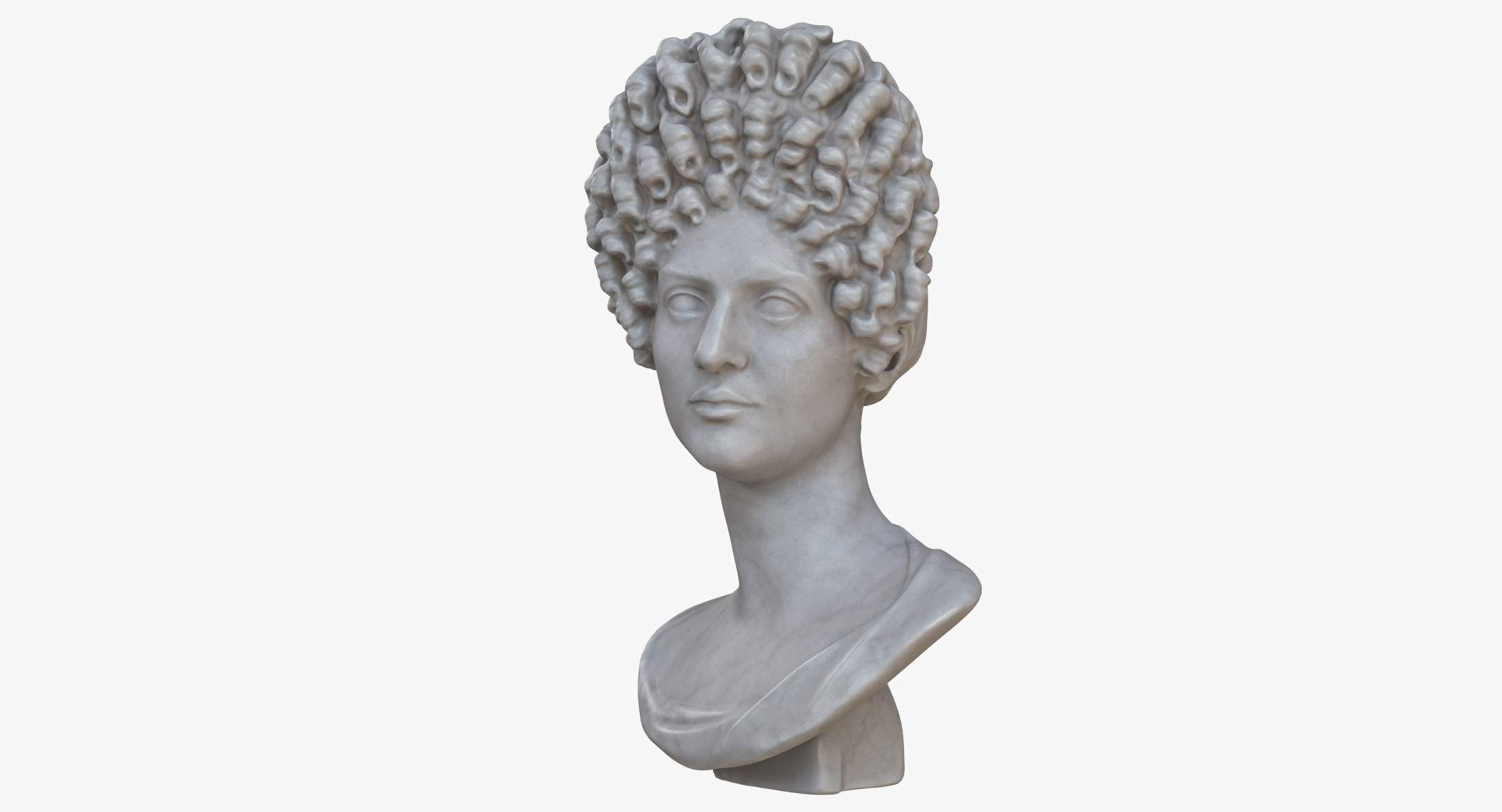 Flavian woman bust 3D - TurboSquid 1407070