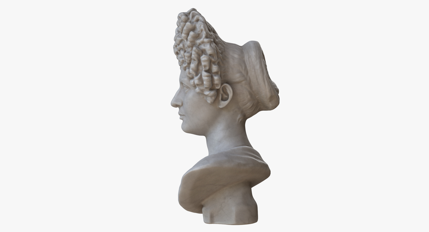 Flavian woman bust 3D - TurboSquid 1407070