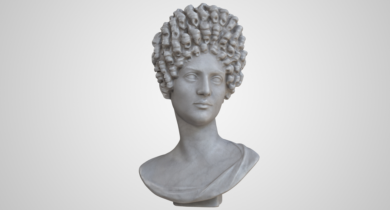 Flavian woman bust 3D - TurboSquid 1407070