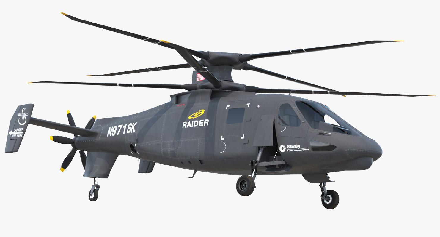 Sikorsky s97 raider 3D model - TurboSquid 1407066
