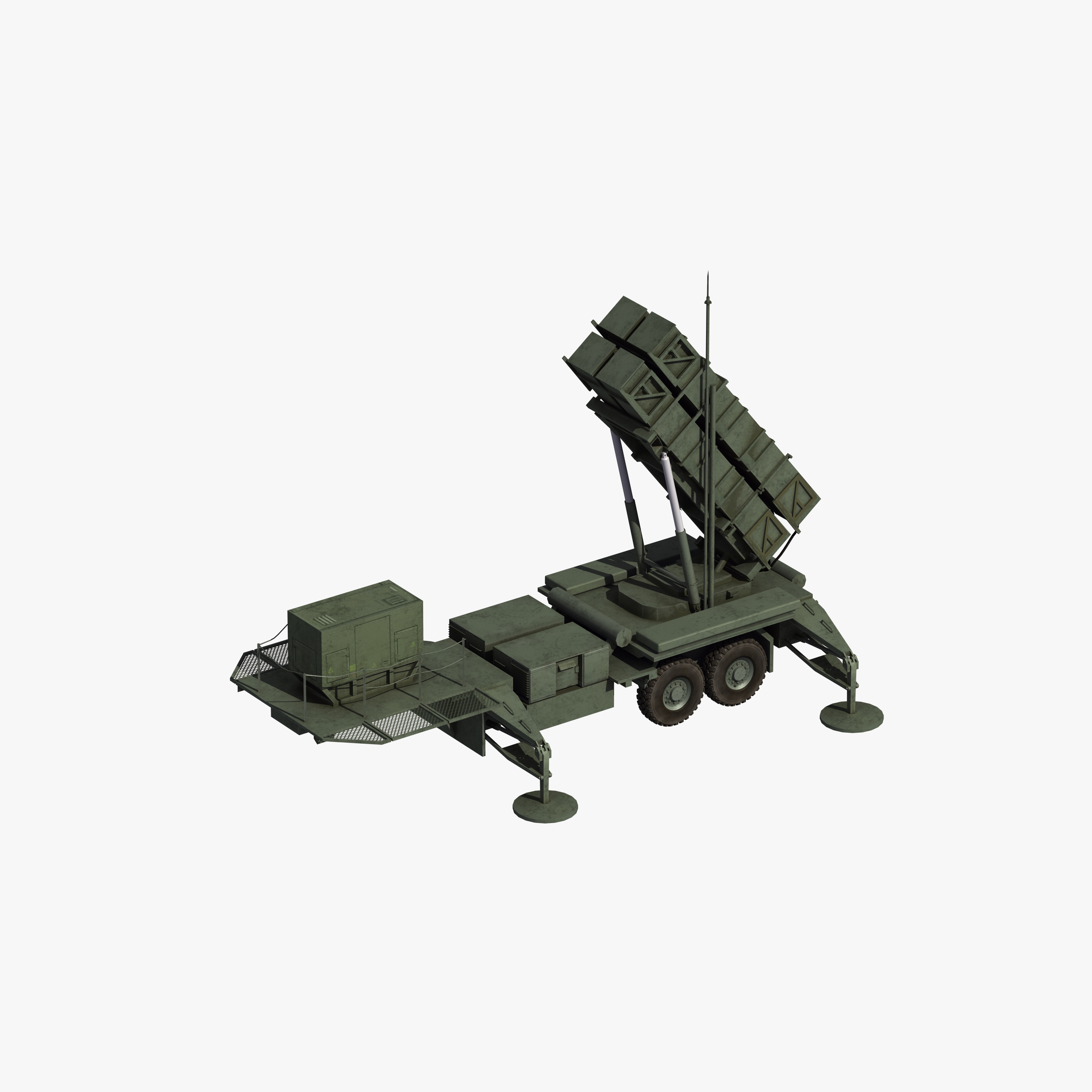 modelo 3d MM-104 Patriot SAM - TurboSquid 1407084