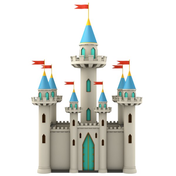 Cartoon Castle 3D Models for Download | TurboSquid