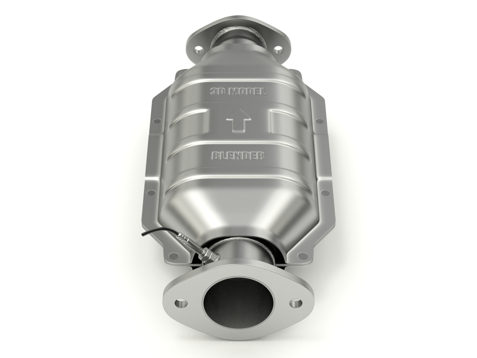3D model catalytic converter - TurboSquid 1407497