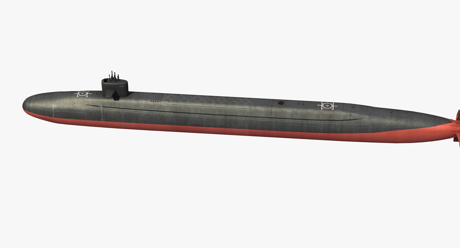 Ohio class submarine 3D model - TurboSquid 1407510